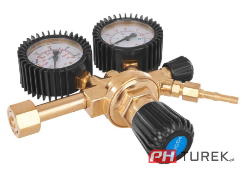 Reduktor co2/argon ciśnieniowy butli 2 manometry phturek.pl